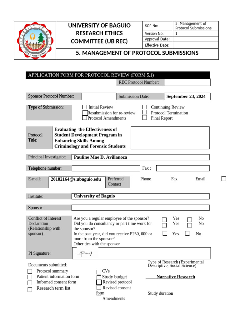 RESEARCH-ETHICS-FORMS-v2-2019-Logo | PDF | Cognition