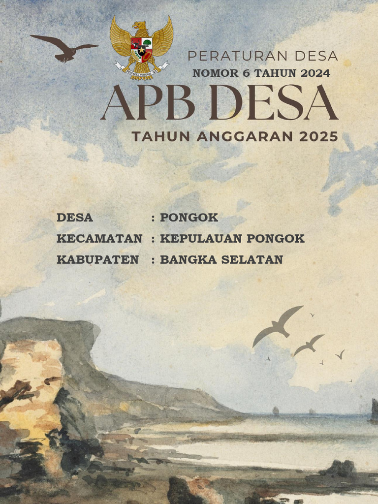 PERDES PONGOK NO 6 TAHUN 2024 | PDF