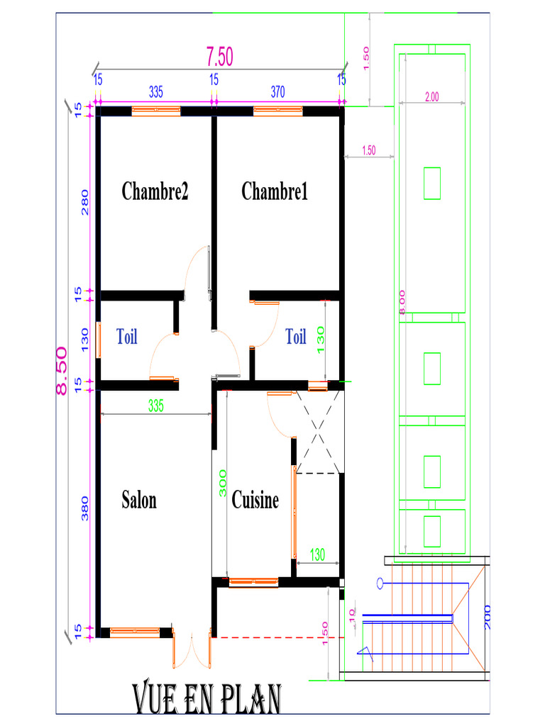 Plan d'aménagement intérieur détaillé | PDF