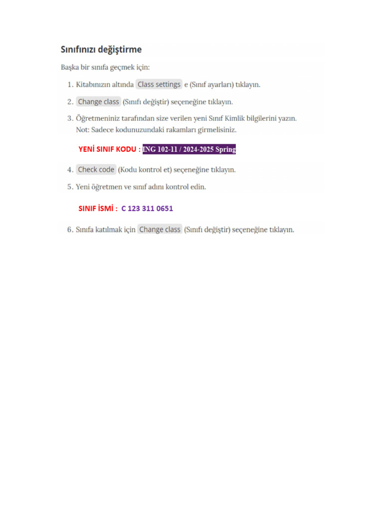 Class Change | PDF