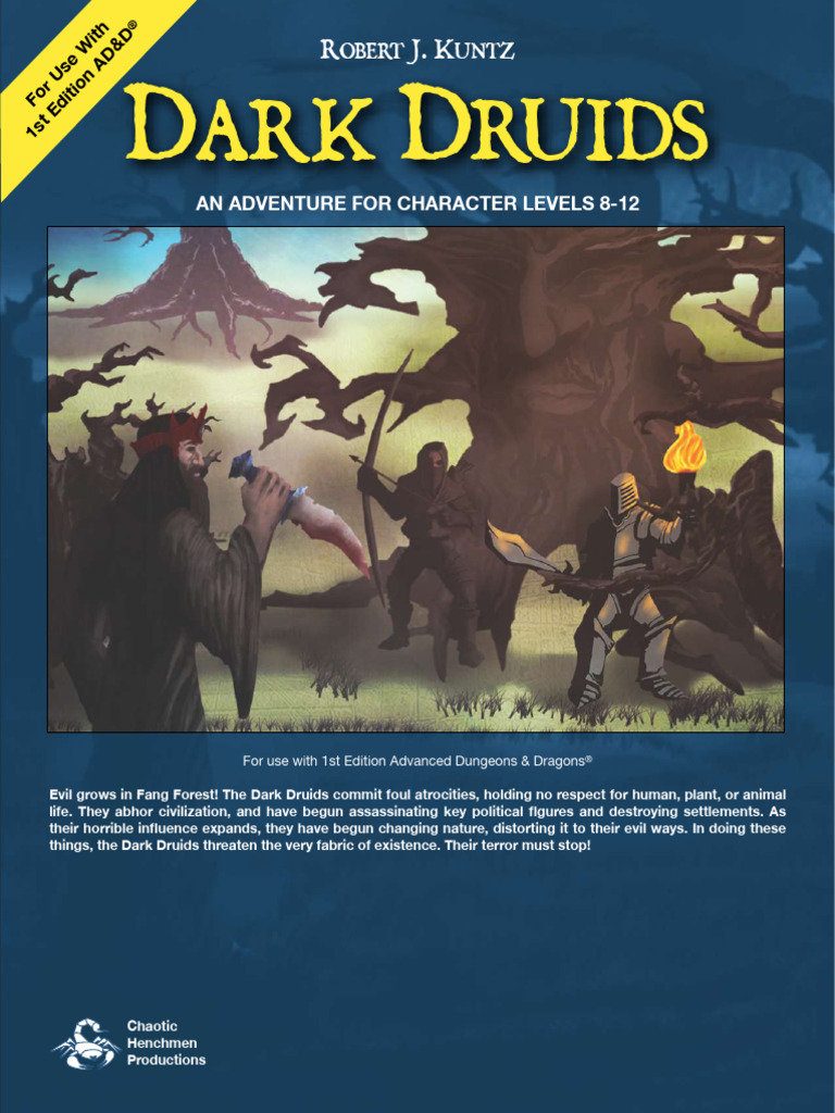 F2 Dark Druids | PDF | D20 System | Dungeons & Dragons