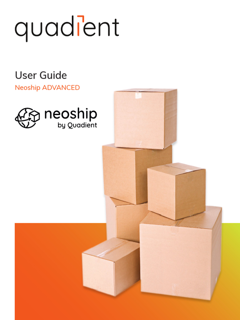 Quadient Neoship ADVANCED User Guide-1 | PDF | United States Postal ...