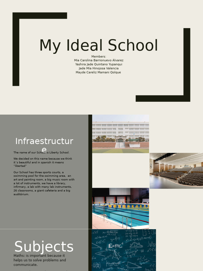 My Ideal School (1) .. | PDF
