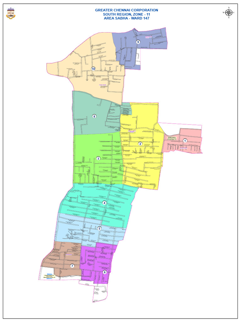 Chennai Ward 147 Map and Details | PDF
