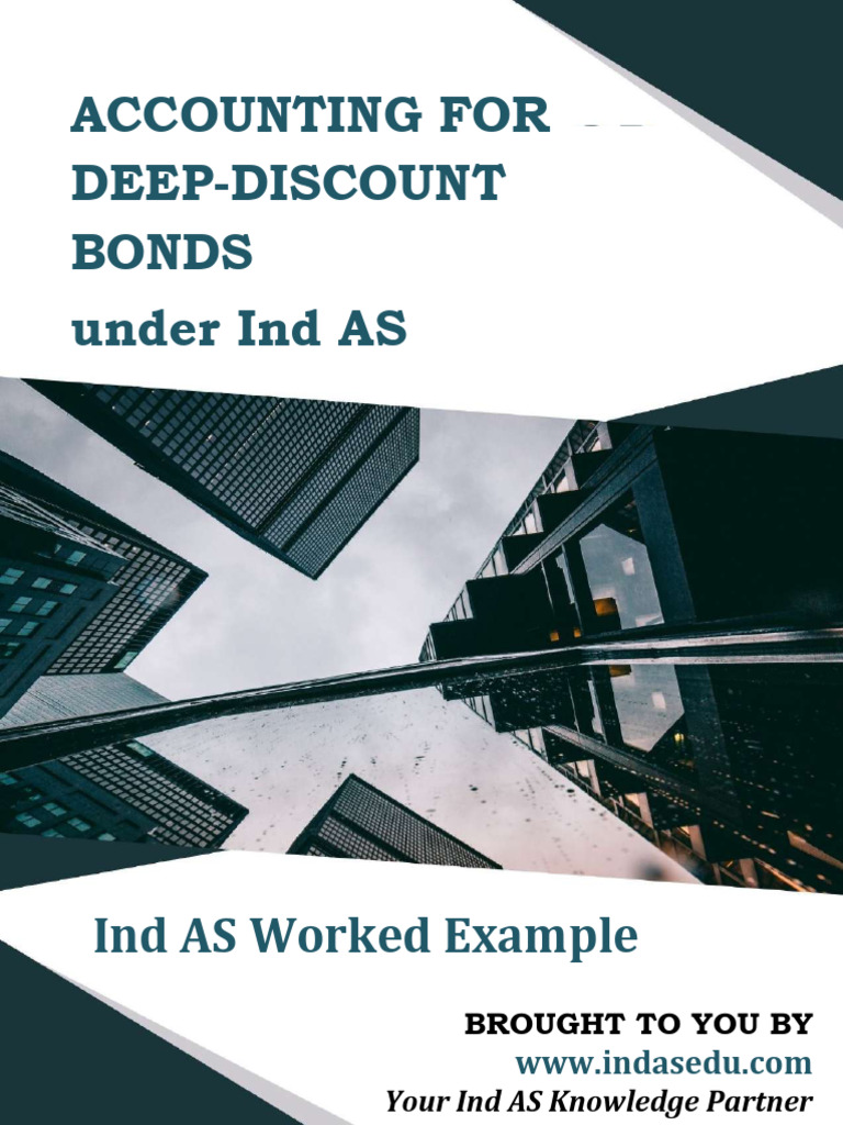 Accounting For Deep-Discount Bonds Under Ind As | PDF | Bonds (Finance) | Deferred Tax