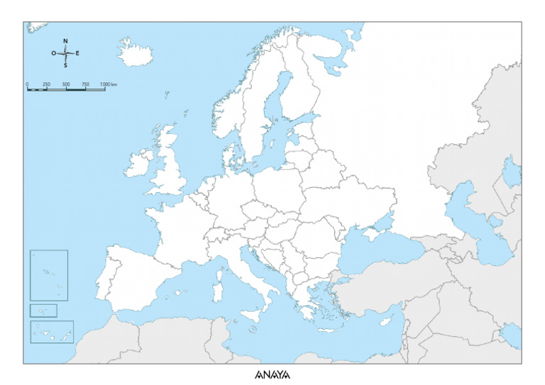 Mapa de distancias en kilómetros | PDF