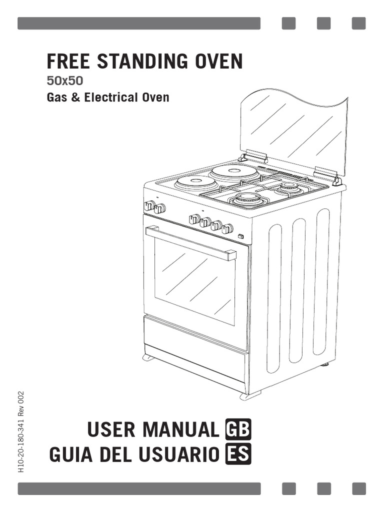 Free Standing Oven User Manual | PDF | Barbecue Grill | Grilling