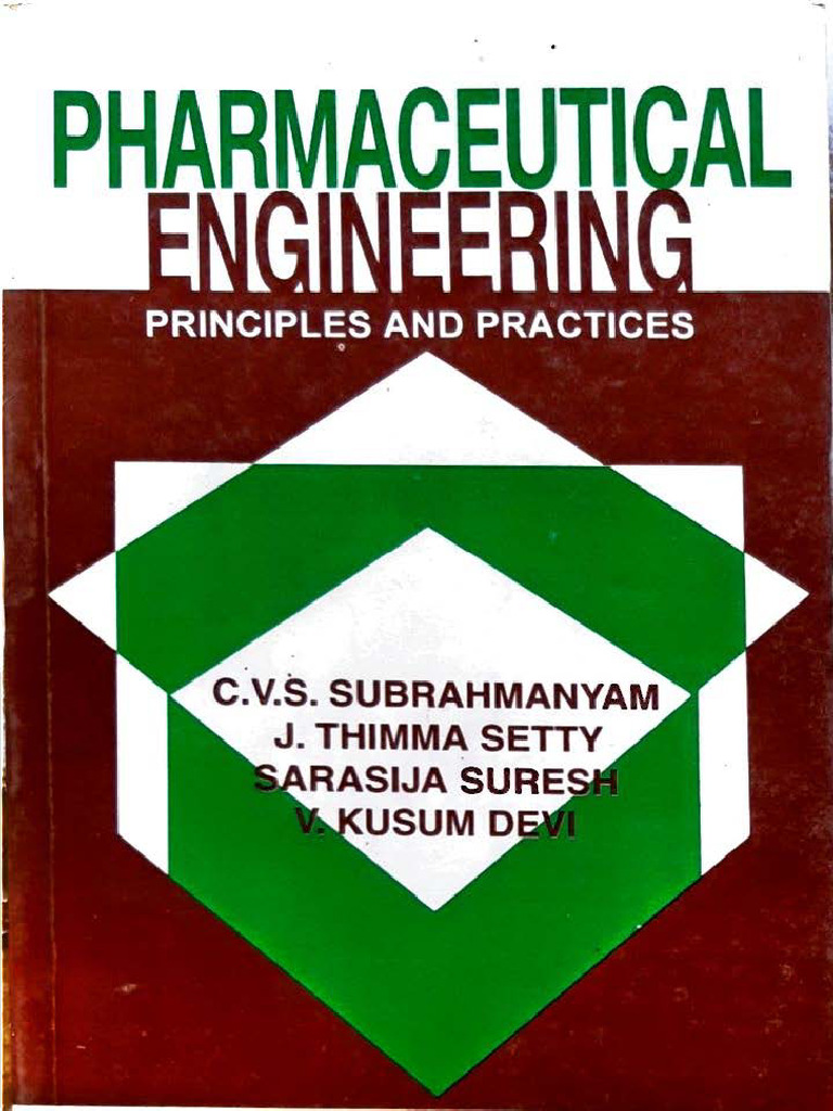CVS Subrahmanyam Pharmaceutical Engineering | PDF