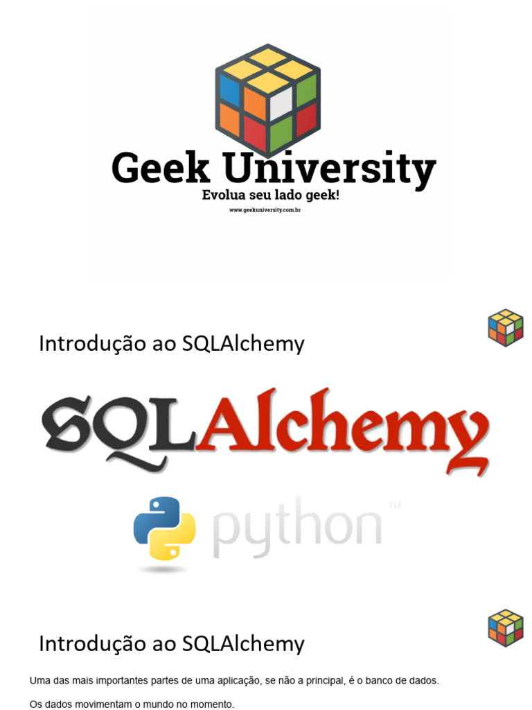 02-introducao-ao-sqlalchemy | PDF | Bancos de dados | Microsoft SQL Server