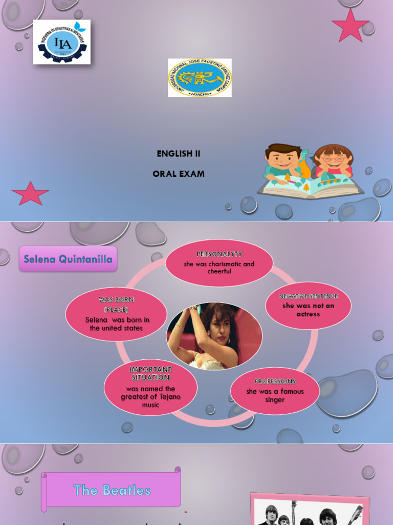 Modulo II Ingles Oral Exam | PDF