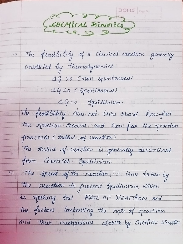 Understanding Chemical Reaction Rates | PDF | Chemistry | Unit Processes
