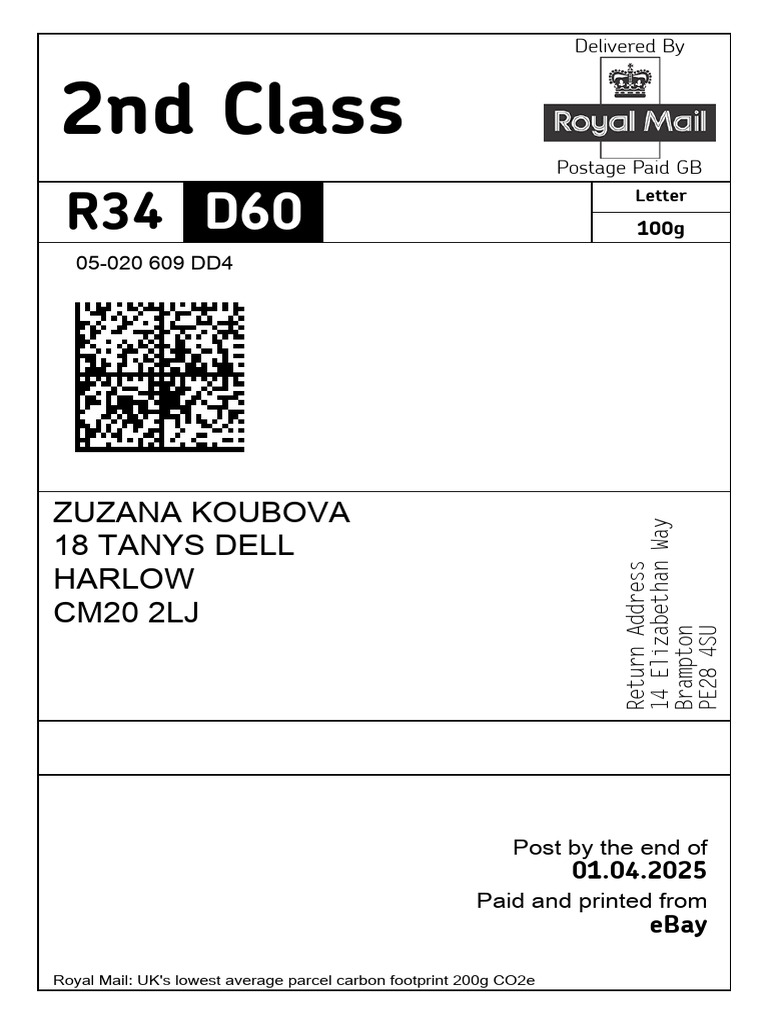 Ebay Label | PDF