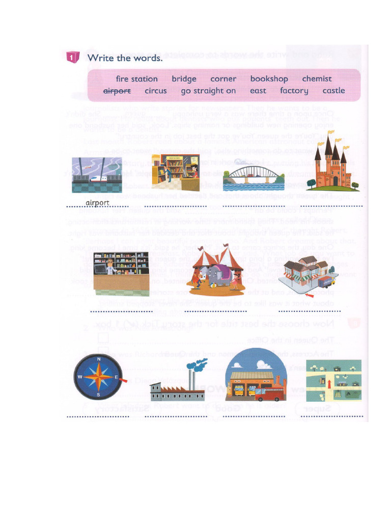 Flyers Handout - Places and Direction | PDF