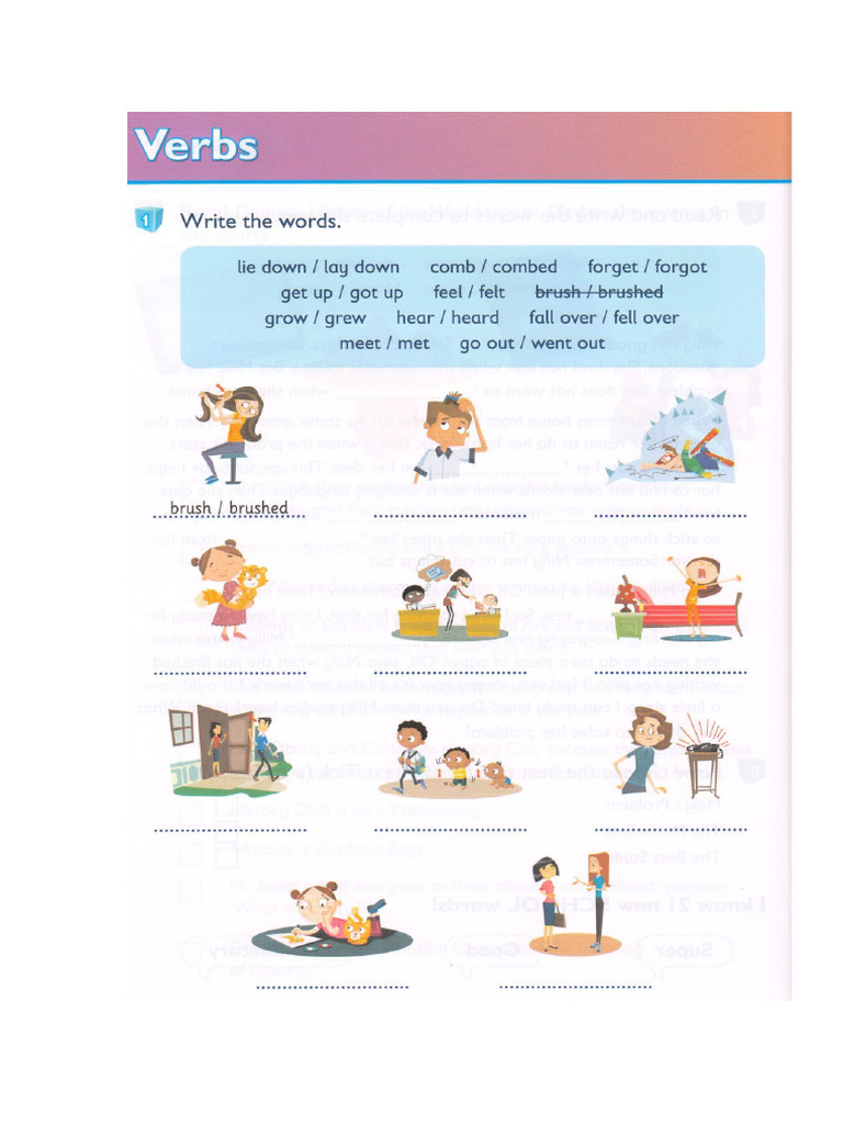 Flyers Handout - Verbs | PDF