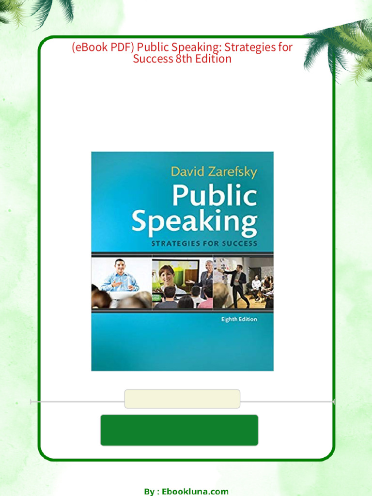 (Ebook PDF) Public Speaking: Strategies For Success 8th Editioninstant ...
