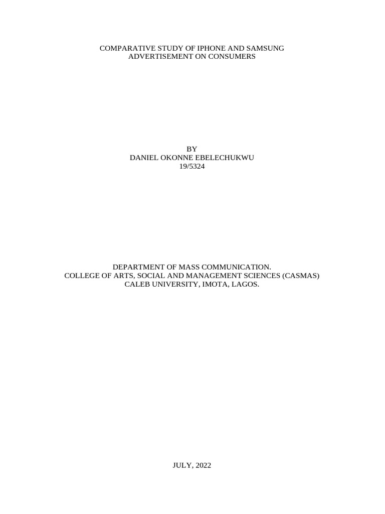 Daniel Okonne - MASSCOM - 2022 | PDF | Survey Methodology | Validity (Statistics)