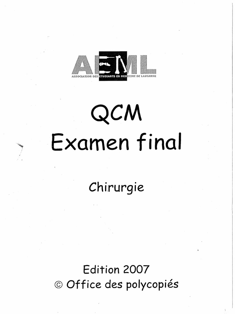 QCM Examen de Base 3 | PDF