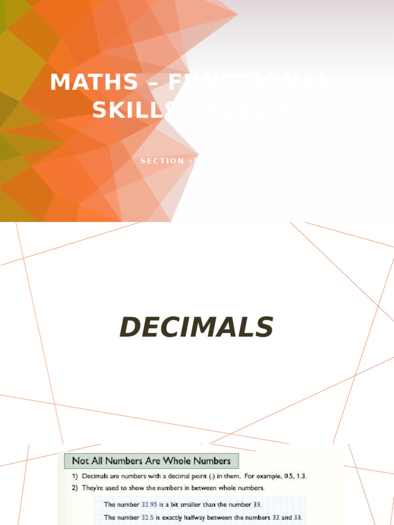 Level 2 Maths Functional Skills Practice | PDF