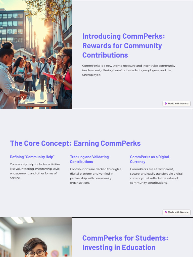 Introducing CommPerks Rewards For Community Contributions | PDF ...
