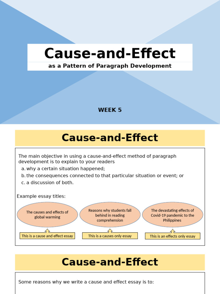 R&W Week 5 Cause and Effect | PDF | Causality | Climate Change