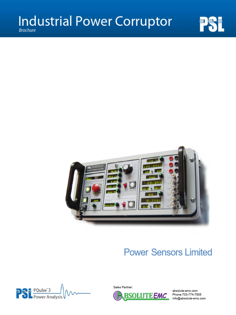 Industrial Power Corruptor Overview | PDF | Alternating Current | Amplifier