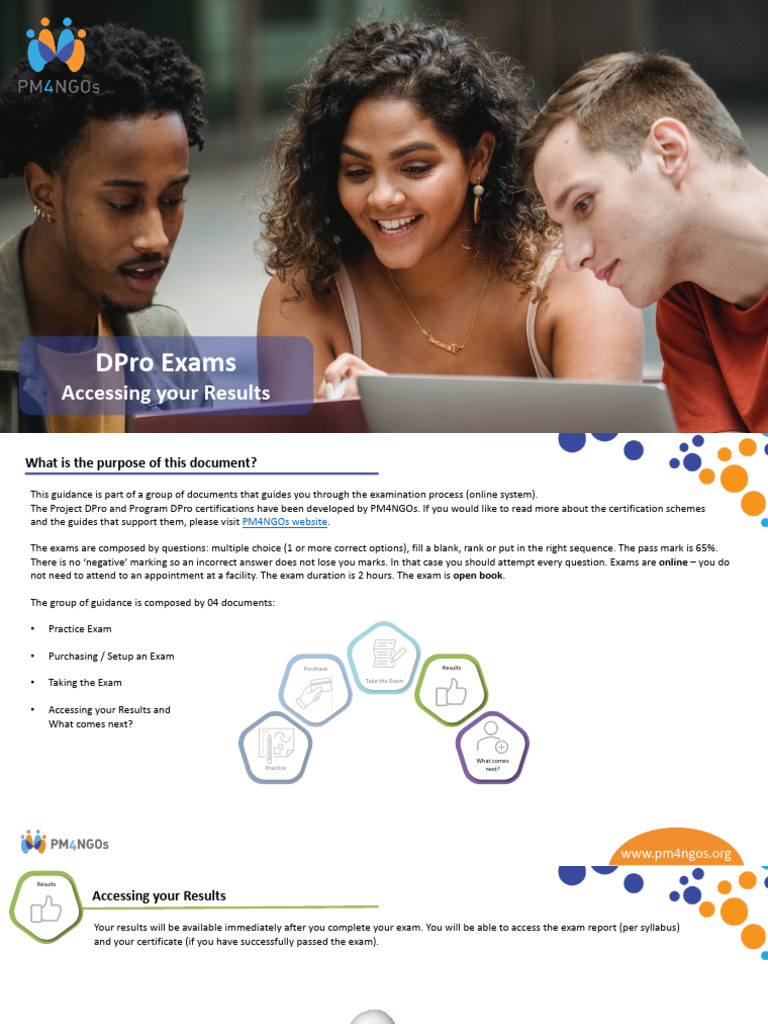 DPro Exams 4 Accessing Your Results | PDF | Software | Computing