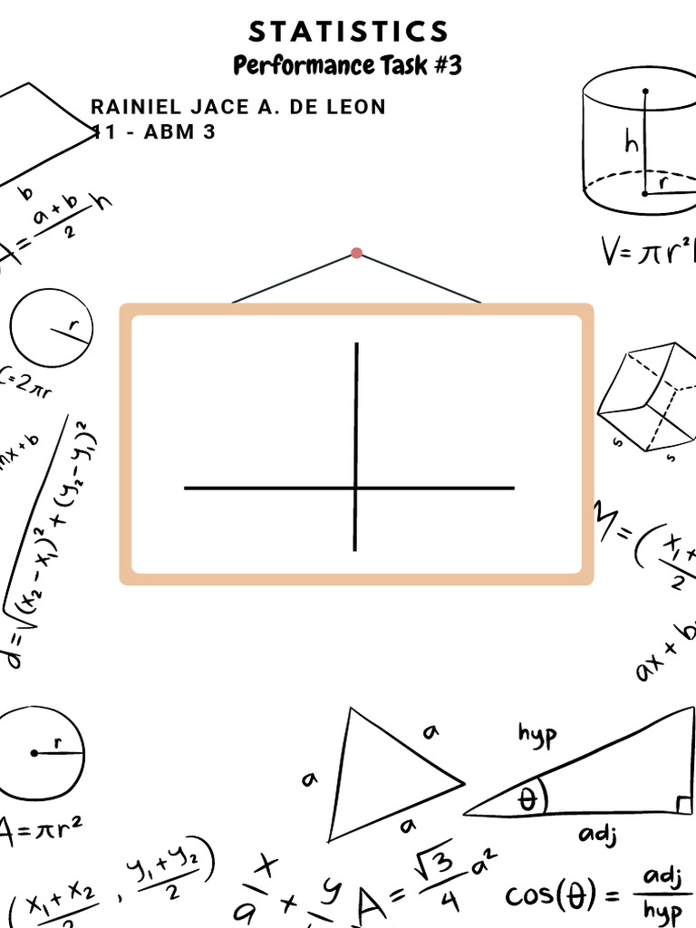 Black and White Minimalist Math A4 Blank Page A4 Document | PDF