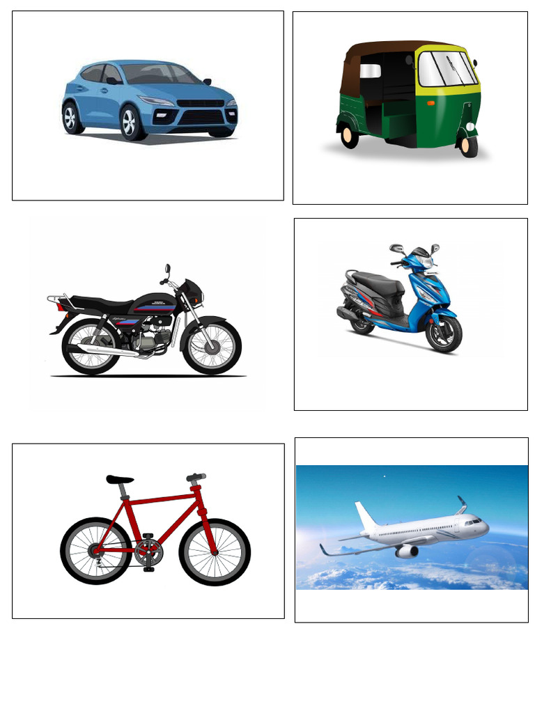 Vehicle Flashcards | PDF