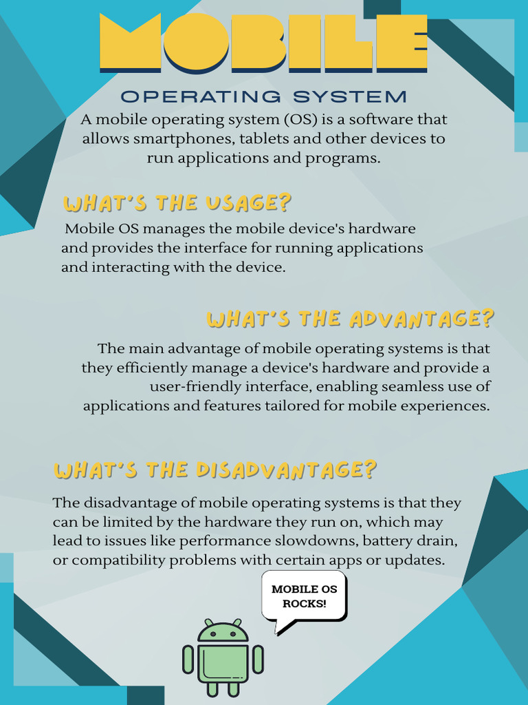 Mobile OS: Pros and Cons Explained | PDF