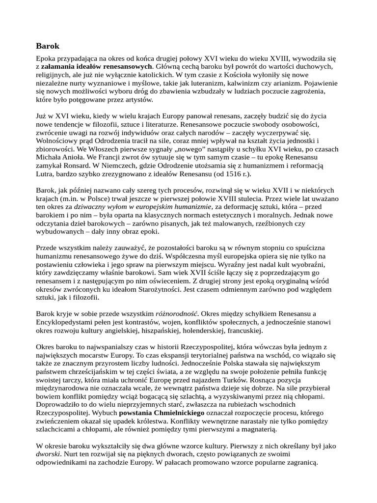 Barok | PDF