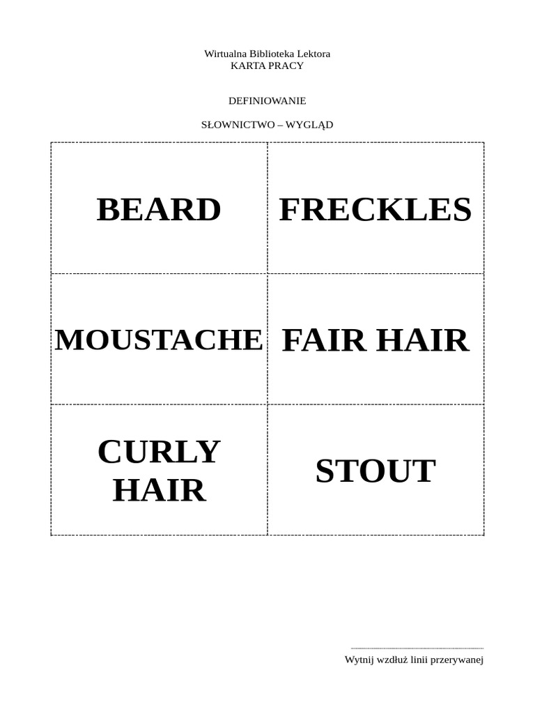 Beard Freckles: Moustache | PDF