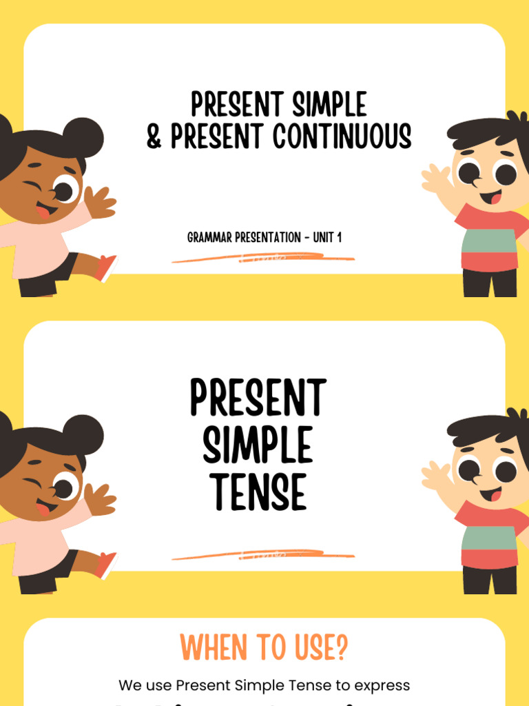 Present Simple and Present Continuous | PDF | Verb | Grammar