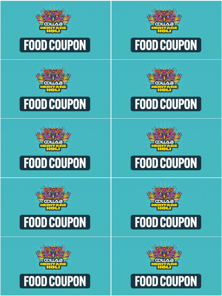 Food Coupon | PDF