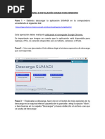 Descargar e Instalar SUMADI App - Windows - SP | PDF