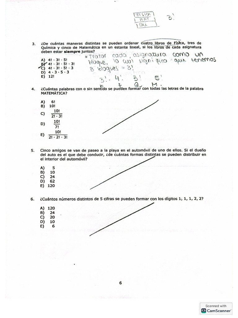 Técnicas de Conteo | PDF
