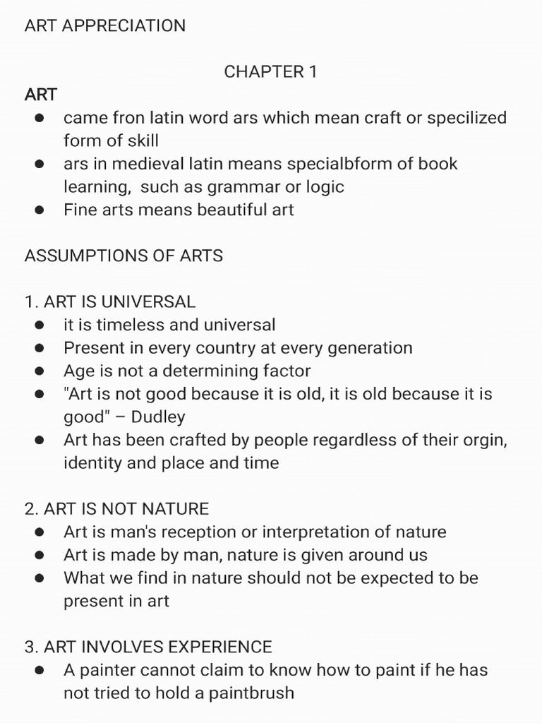Art Appreciation | PDF
