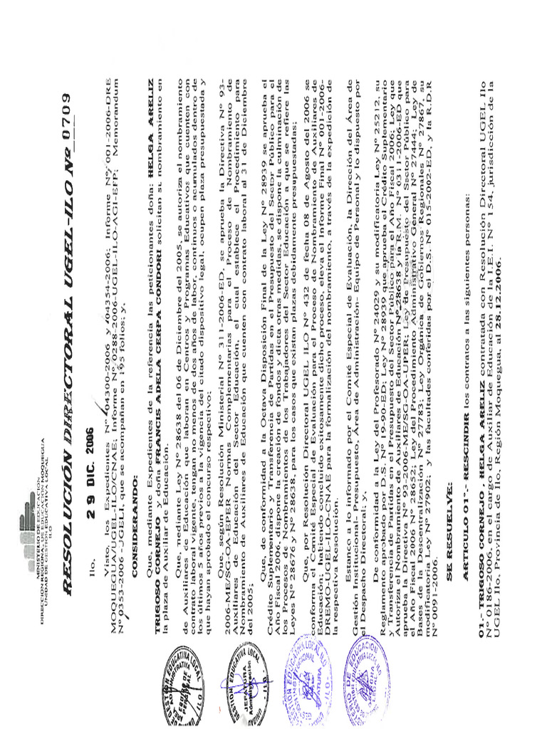 2006 0709 Rescindir | PDF