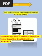 HPLC Interview Question and Answers | PDF | High Performance Liquid ...