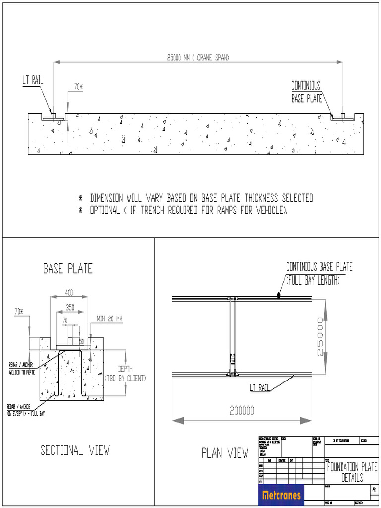 Base Plate Details | PDF