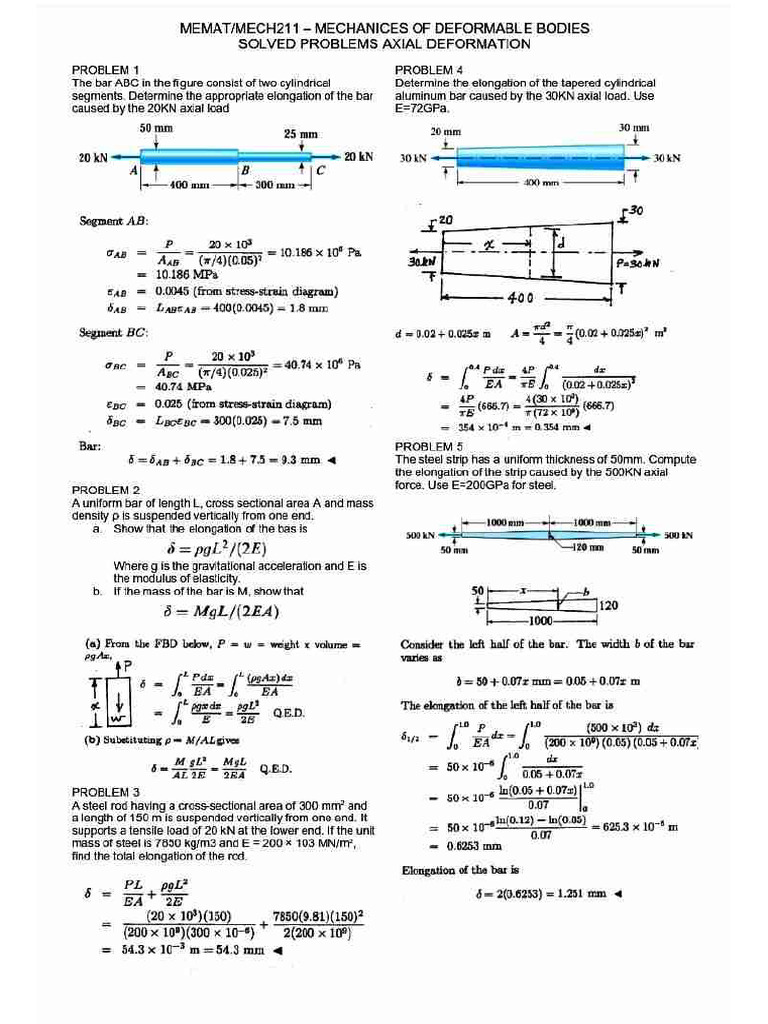 Axial Stress GHH | PDF
