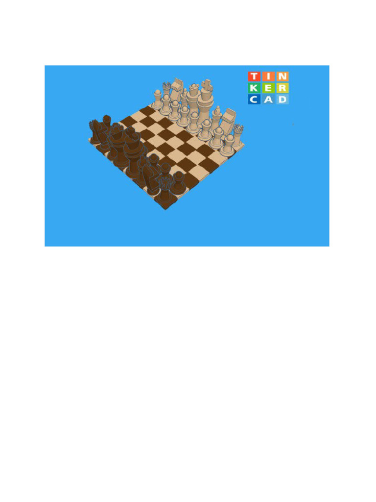 How to Make a 3D Printable Chess Set With Autodesk Tinkercad | PDF | 3 D Printing