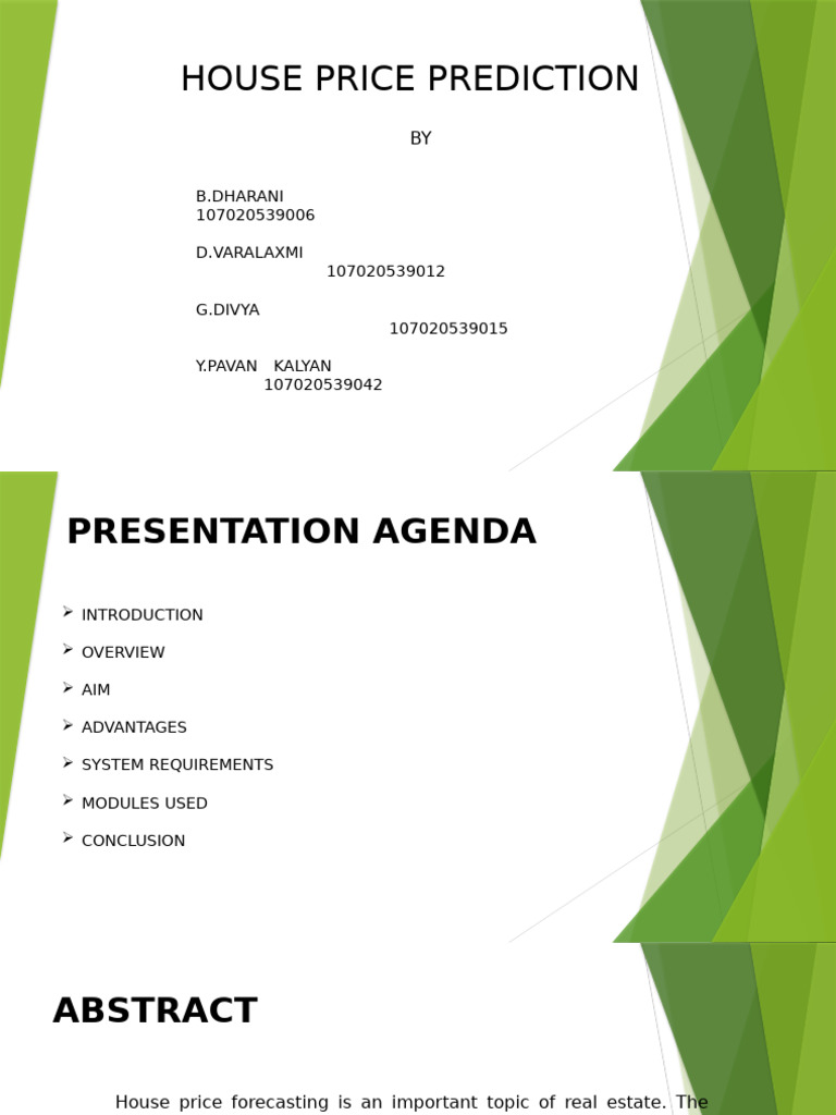 House Price Prediction Using ML | PDF | Regression Analysis | Machine Learning