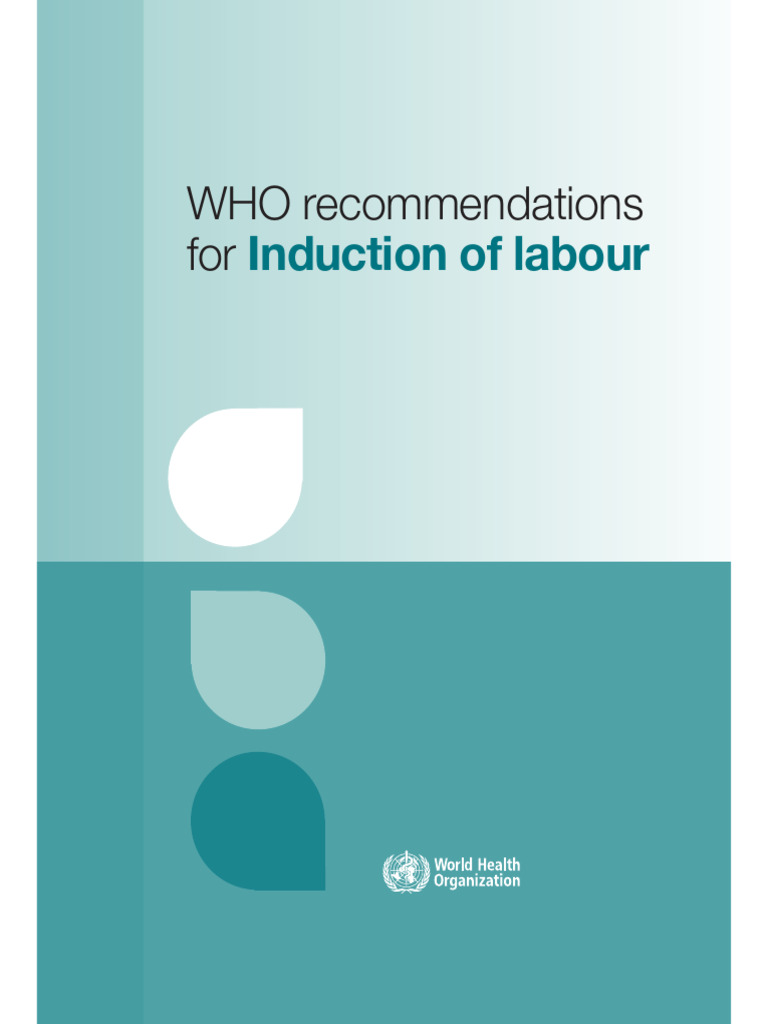 WHO Guidelines for Induction of Labour | PDF | Childbirth | Caesarean ...