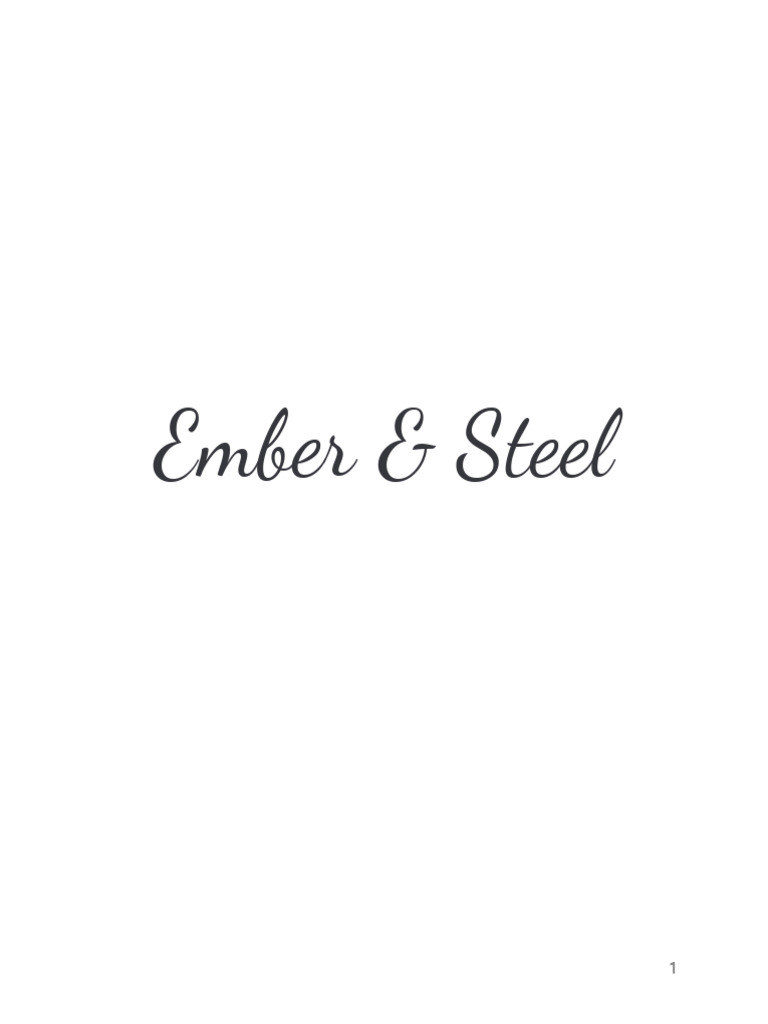 Ember & Steel | PDF