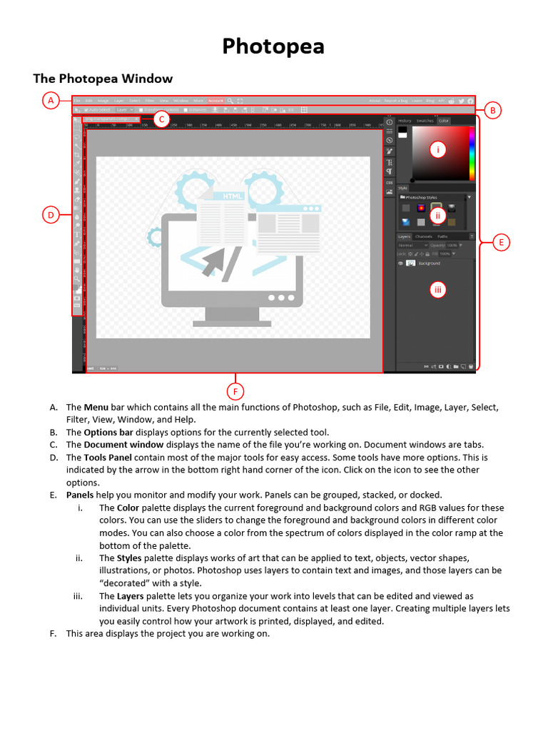 The Photopea Window | PDF