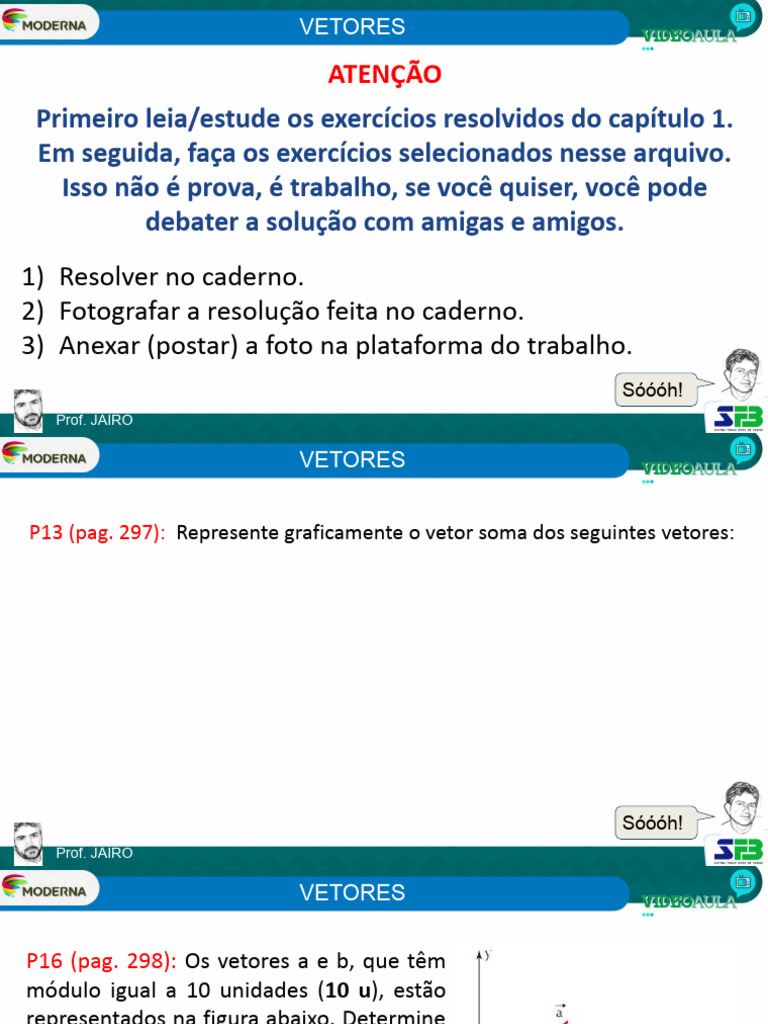 1 - NTD Da 1 - Etapa - Vetores | PDF