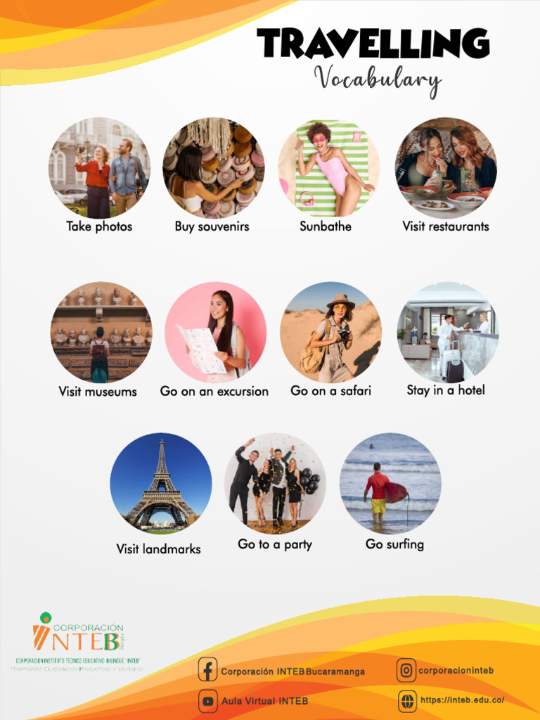 Travel Vocabulary and Souvenirs Guide | PDF