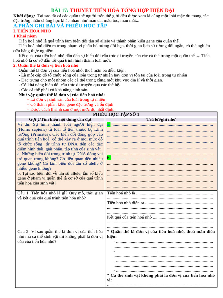 VOGHIBAI - SGK - SH12 - Bai - 17 - HS | PDF