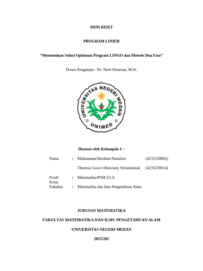 Mini Riset Kelompok 4 | PDF