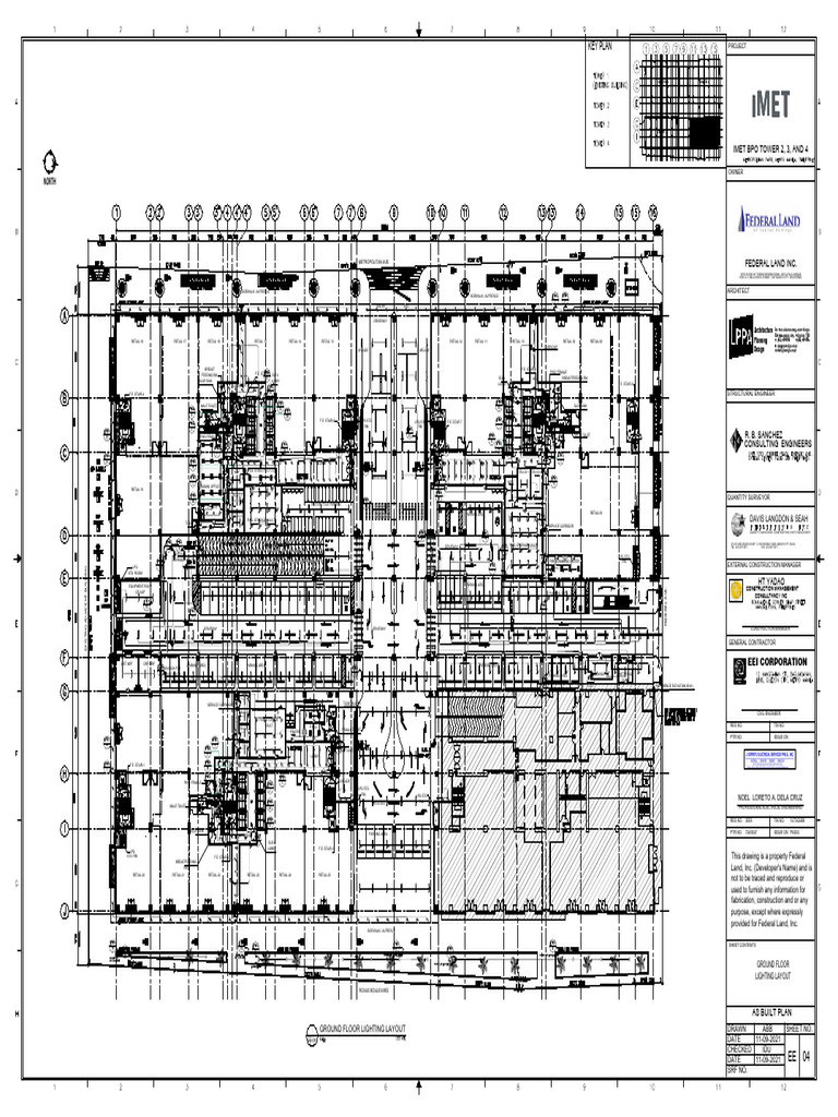 Ee - 04 Ground Floor Lighting Layout-Ee-04 | PDF